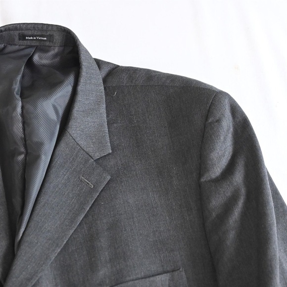 Suits & Blazers | Linea Uomo Modern Fit 56r 48x3 Gray 100 Wool Mens ...